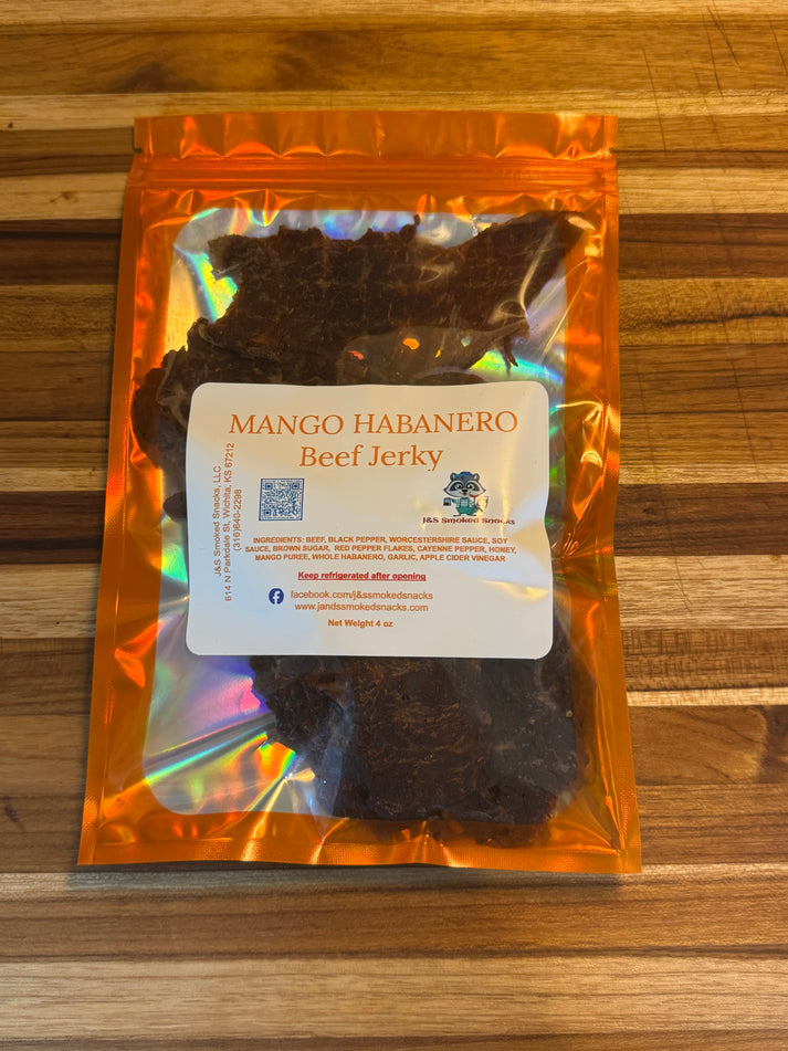 Mango Habanero Beef Jerky – J&S Smoked Snacks